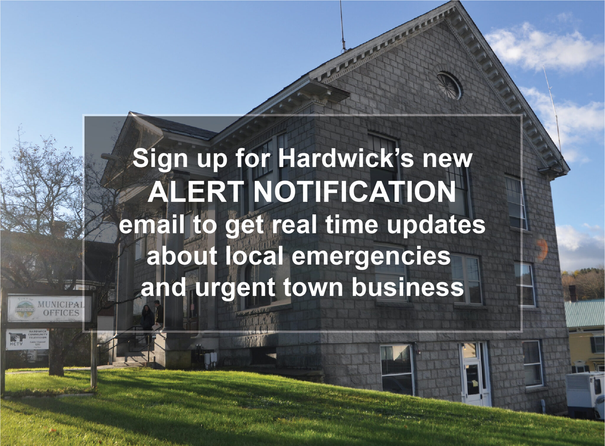 alertnotification – Hardwick, Vermont
